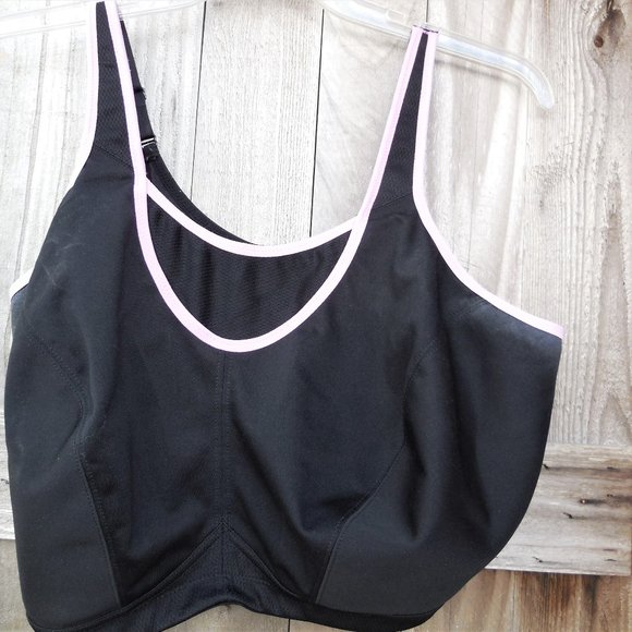 Glamorise | Intimates & Sleepwear | Glamorise Cami Sports Bra 5g Black ...